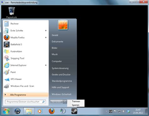 Rechner über Remote Desktop Neu Starten Gerald Schneider