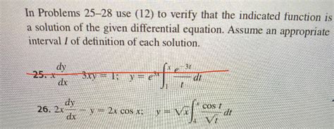 Solved In Problems 25 28 Use 12 To Verify That The