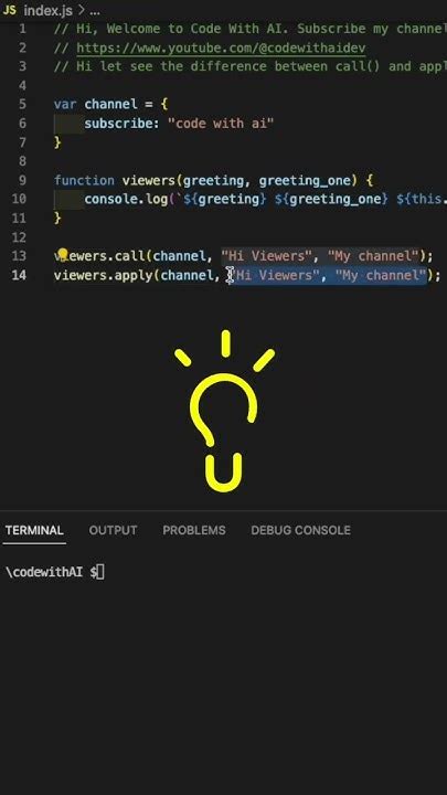 mystery of javascript method call and apply youtube