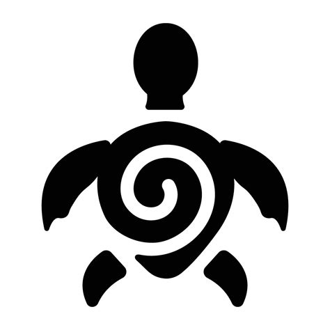A Filled Style Icon Of Honu Turtle 49945320 Vector Art At Vecteezy