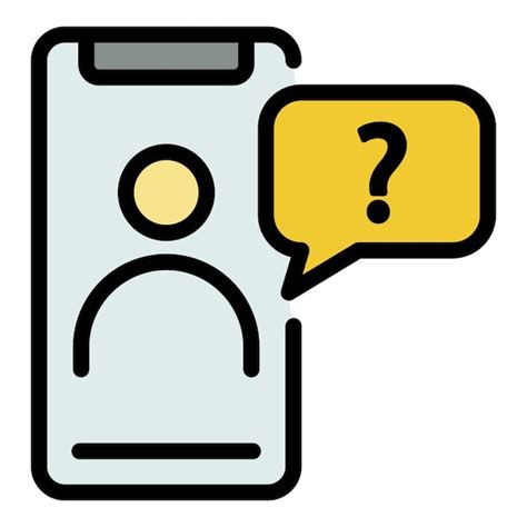 Premium Vector Smartphone Bot Icon Outline Smartphone Bot Vector Icon Color Flat Isolated