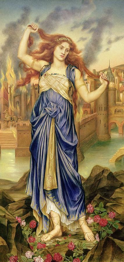 Cassandra Painting By Evelyn De Morgan Fine Art America