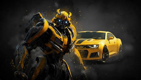 1242x2668 Yellow Thunder Bumblebee Camaro In Action Iphone Xs Max Hd