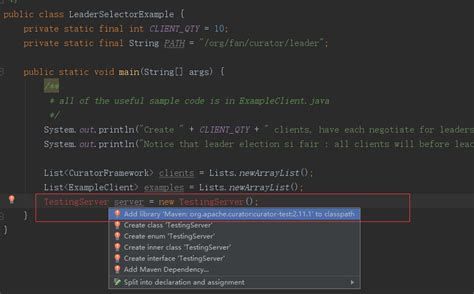 Java Intellij Idea Can Not Find Testingserver On My Classpath Stack