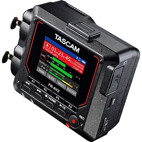Tascam Fr Av2 Compact 32 Bit Field Recorder And Timecode Generator Guitar Center