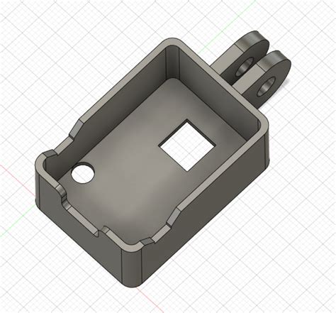 free 3d file esp32 cam upper gopro mount with led 📦・3d printing design