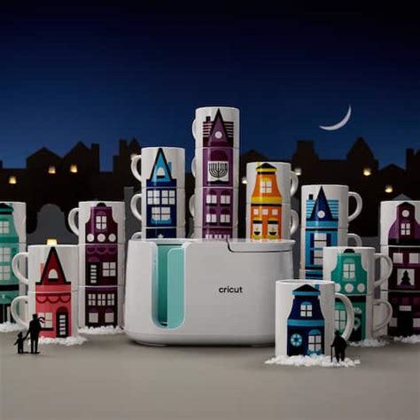 Cricut® 10oz White Stackable Ceramic Mug Blanks 4ct Sublimation