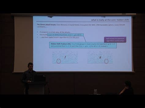Conference Talks Talk Quantum Secure Symmetric Key Cryptography Based
