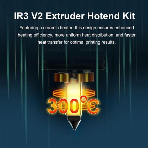 Ideaformer Ir3 V2 Extruder Kit Including 1 Pcs 04mm Hardened Steel