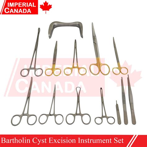 13 Pcs Bartholin Cyst Excision Instrument Set Surgical Kits High