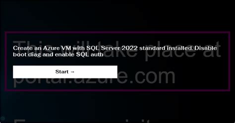 Create An Azure Vm With Sql Server 2022 Standard Installed Disable