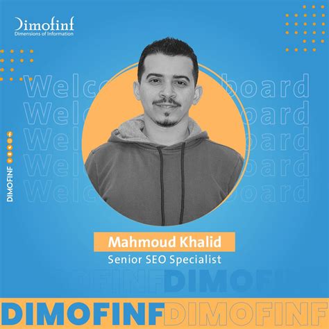 Mahmoud Khaled On Linkedin Thanks Dimofinf For The Warm Welcome 🤗 I