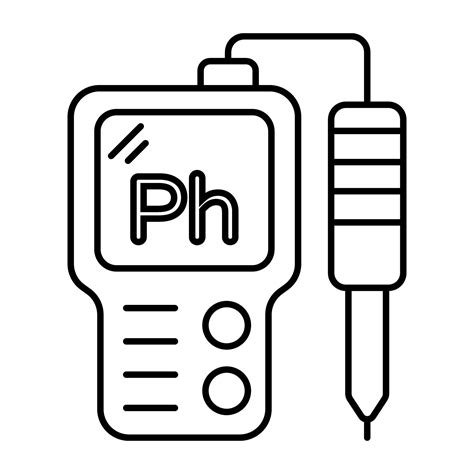 A Unique Design Icon Of Ph Meter 34462253 Vector Art At Vecteezy