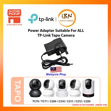 Tp Link Cctv Adapter For Tapo C520ws C320ws C310 C200 C210 C220 C225 C100 C110 Tc60 Tc70 Tc71