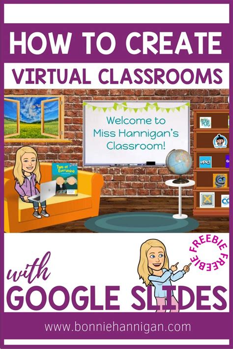 How to Create a Virtual Classroom with Google Slides | Virtual classrooms, Google classroom ...
