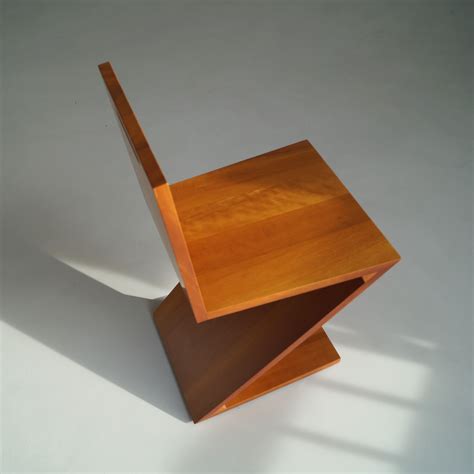 Gerrit Rietveld Zig Zag Chair By Cassina 1990s For Sale At 1stdibs