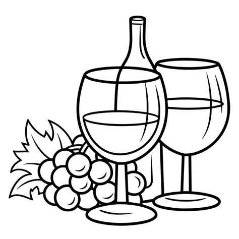 Premium Vector Wine Glasses Outline Symbol Perfect For Celebration Or