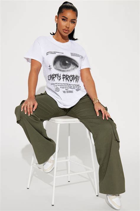 Unknown Perspective Graphic Tee White Fashion Nova Screens Tops