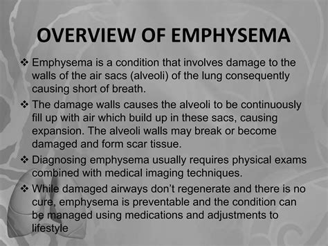 Emphysema Pptx