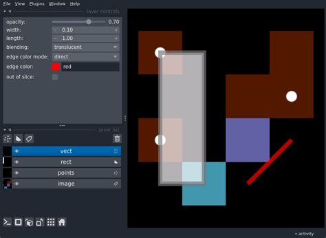 Cursor Position — Napari