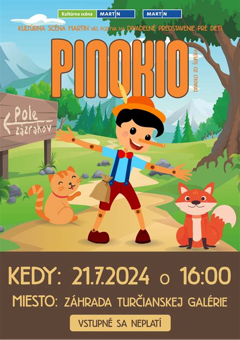 Predstavenie Pre Deti Pinokio SdeŤ