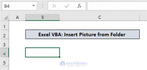 excel vba insert picture from folder 3 methods exceldemy