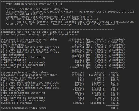 Linux系统跑分unixbench Linux 说易事 Linux系统跑分unixbench Linux 说易事