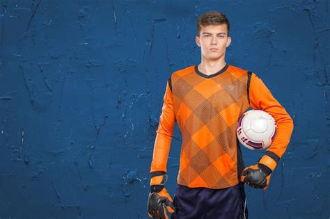 Retrato De Futbolista Profesional Foto Premium
