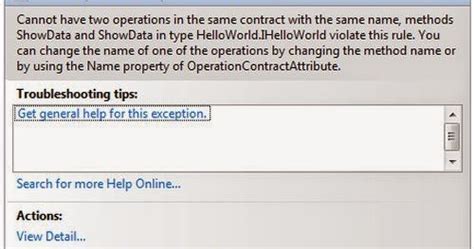 How Wcf Method Overloading Works