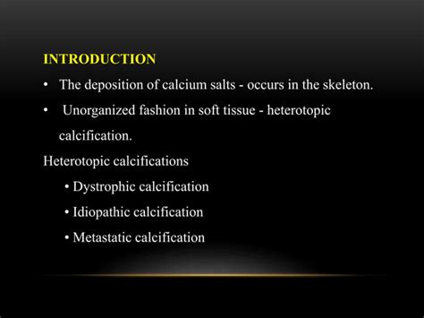 Soft Tissue Calcifications Of The Oral Cavity Pptx
