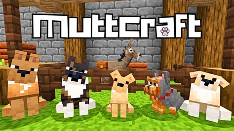 First Mutts 🦴 Muttcraft Bedrock Minecraft Episode 2 Youtube