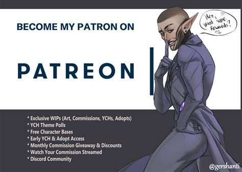 Patreon Launch By Gershanti On Deviantart