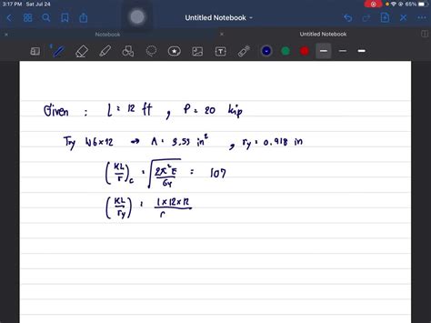 Solvedusing The Aisc Equations Select From Appendix B The Lightest
