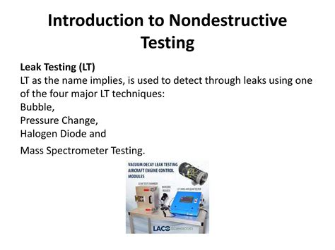 introduction to nondestructive testing ppt