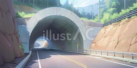 トンネルイラスト No 24182310｜無料イラスト・フリー素材なら「イラストac」