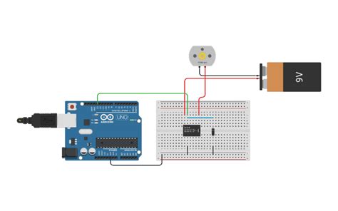 Circuit Design Relay Tinkercad