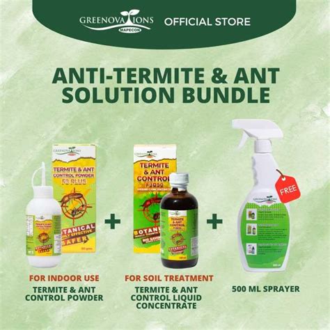 Mapecon Anti Termite And Ant Solution Complete Bundle Shopee Philippines