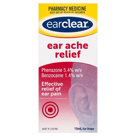 Earclear Ear Ache Relief 15ml Healthylife