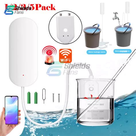 Smart Wifi Water Leak Sensor Flood Tuya Leakage Level Overflow Detector Alarm 16 99 Picclick Au