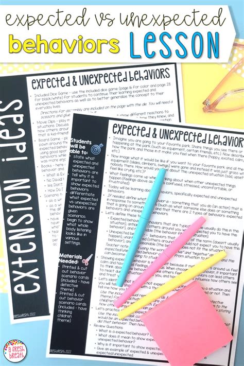 5 Steps To Teaching Expected Vs Unexpected Behavior In The Elementary