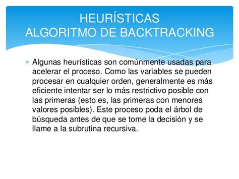 Algoritmo De Backtracking