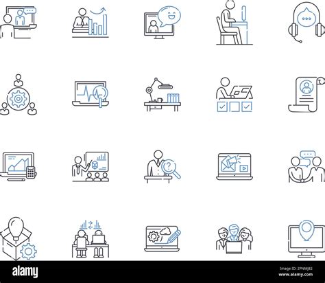 Arrangement Line Icons Collection Order Organization Structuring Composition Layout