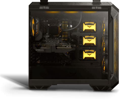 ASUS E ATX TUF GT501 TG RGB Case GREY Computer Alliance