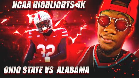 Ncaa College Football 25 In 4k Highlights Ohio State Vs Alabama Youtube
