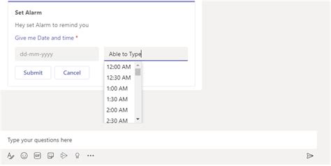 Msteams Inputtime Inputtime Property Is Allowing User To Enter Text · Issue 3717