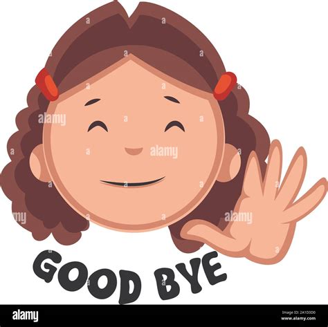 For saying goodbye Stock Vector Images - Alamy