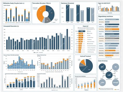 financial data document graph chart report statistics marketing