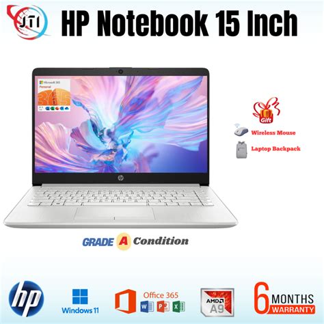 Hp Notebook 15 Amd A9 Processor 16gb Ram 512gb Ssd Original