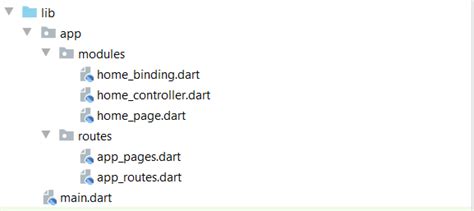 how to create the flutter app with getx architect