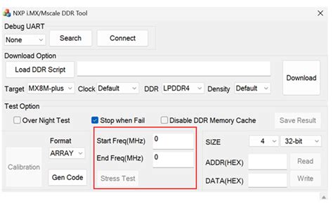 PROCESSOR SDK AM X Can The AM X Stress Test Tool Support Frequency Sweep Testing